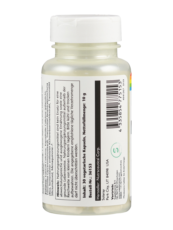 Vitamin K2 (Menaquinone-7) MK-7 50 mcg at Cenaverde B.V.