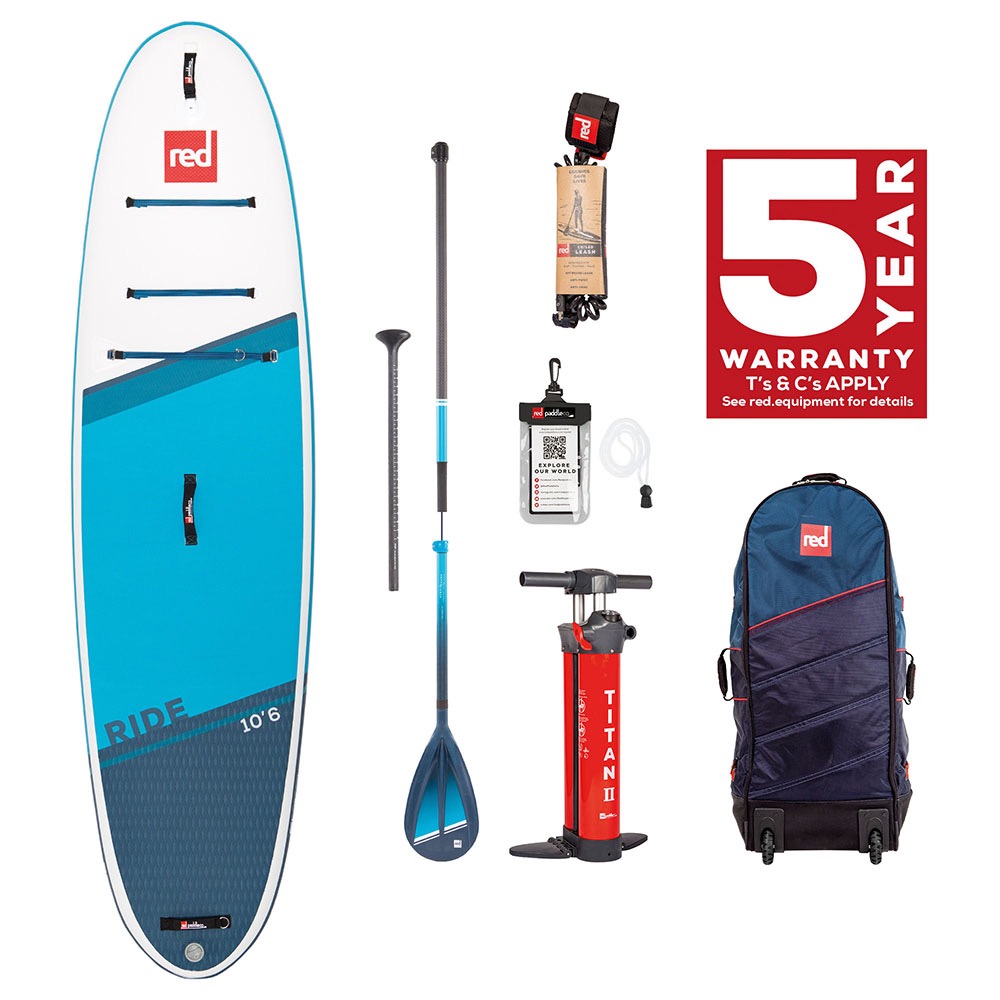 Red Paddle Co RIDE 10 6 X 32 X 4 7 MSL Inkl Hybrid Paddle Und Leash