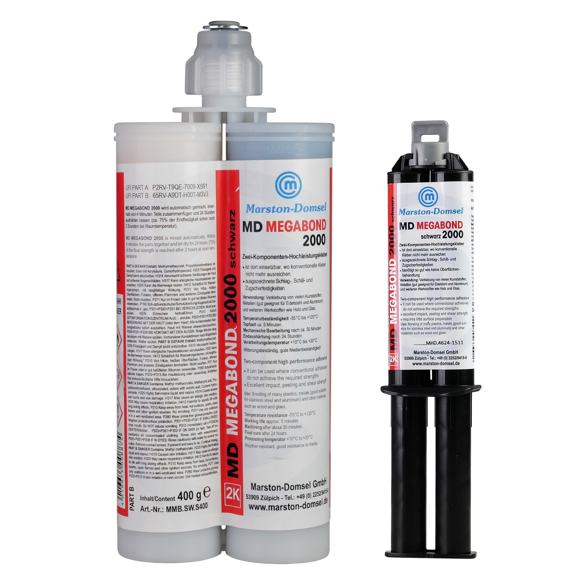 MD MEGABOND 2000 black (MR 1:1), 25 + 400 g | R&G ...
